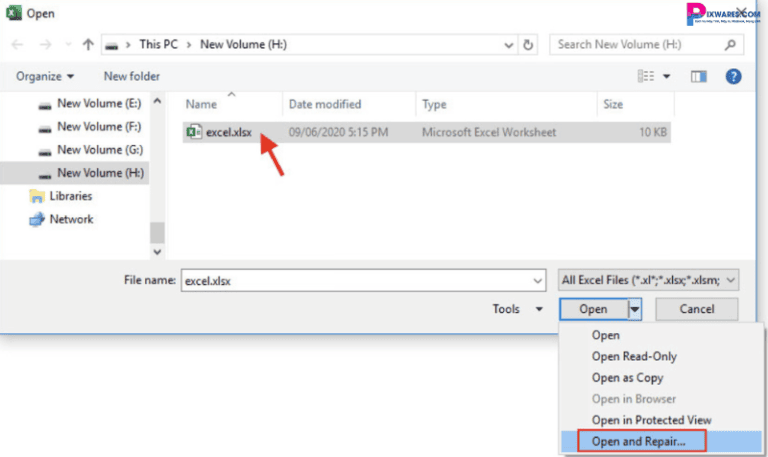 Cách Sửa Lỗi Excel Cannot Open The File Because The File Format Or File Extension Is Not Valid